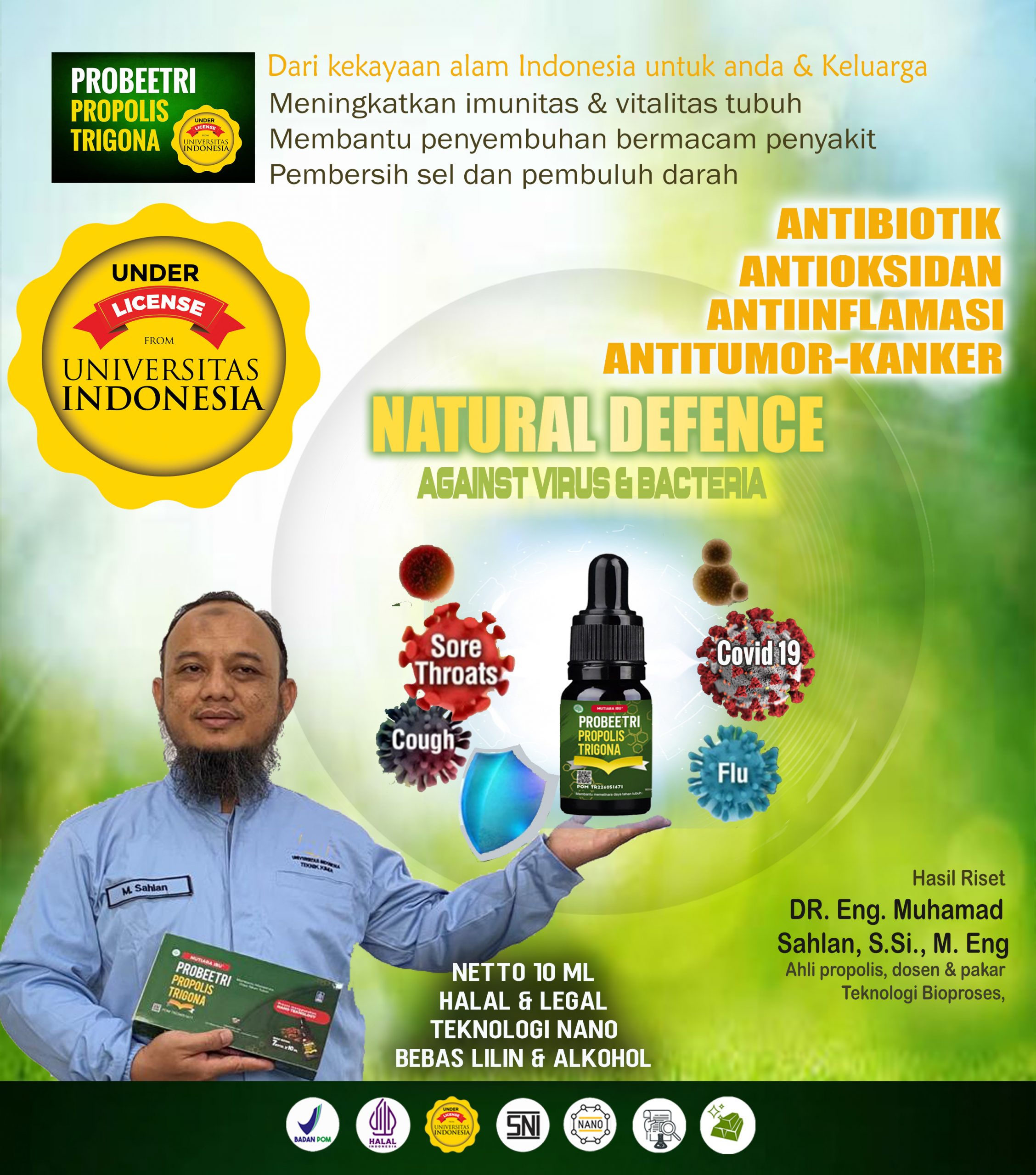 Probeetri Premium Propolis | Lisensi Universitas Indonesia