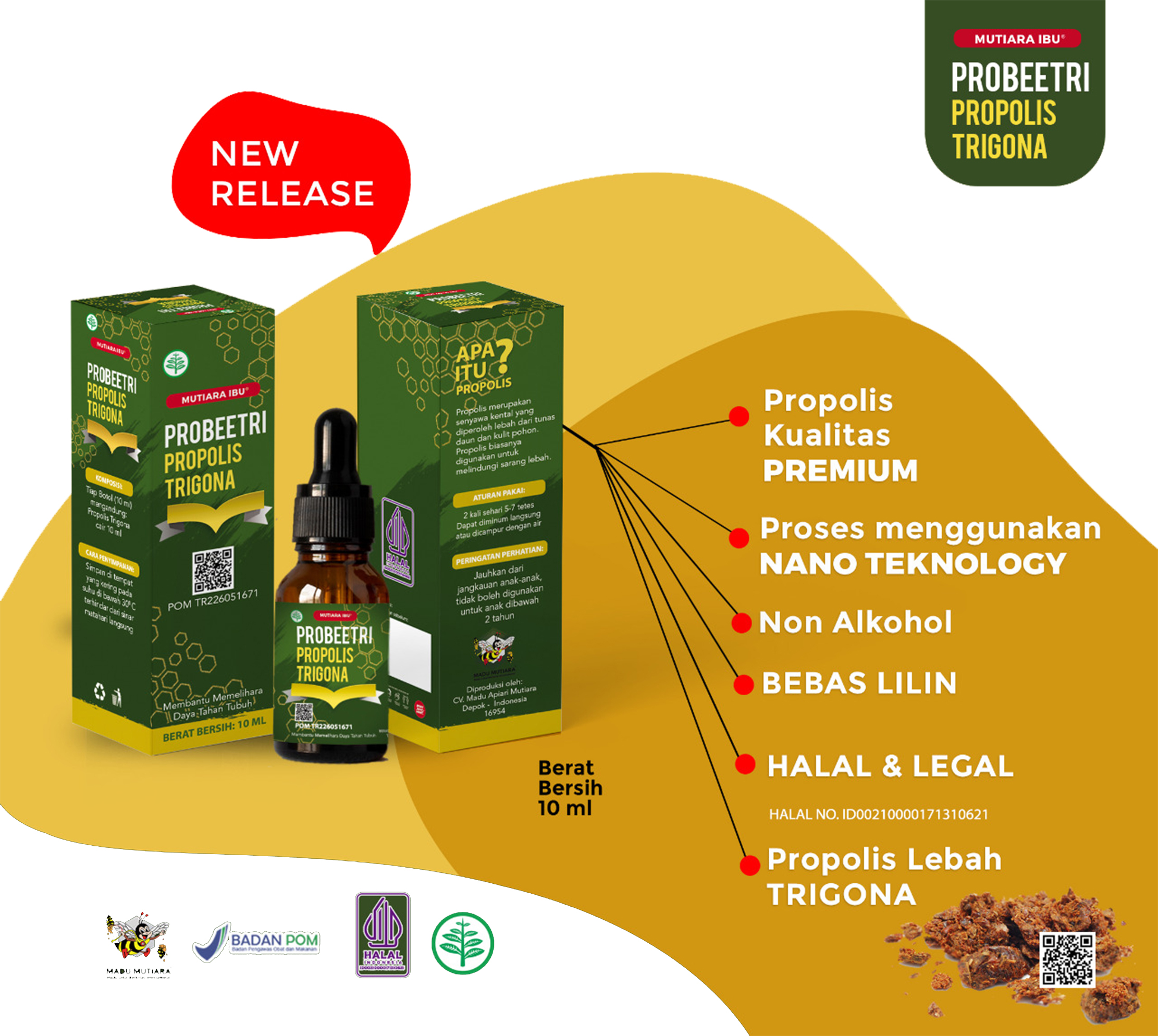 Propolis Probeetri | Propolis kualitas premium Lisensi Universitas ...